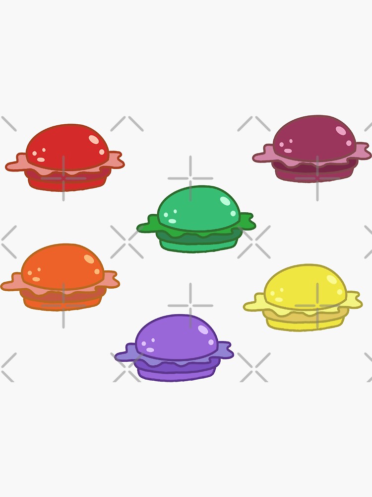 "Pretty Patties" Sticker for Sale by mgilmartin100 | Redbubble