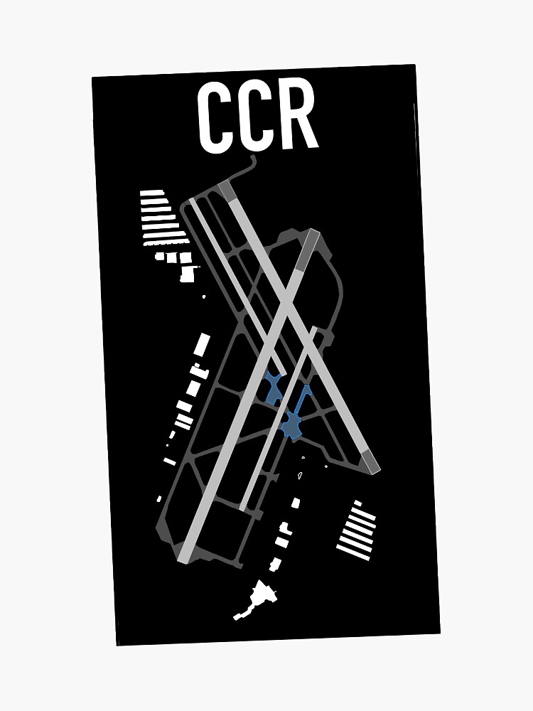 "CCR airport sticker " Sticker for Sale by sydneykmoutier | Redbubble