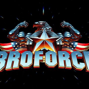 "BROFORCE" Sticker for Sale by Free Lives | Redbubble