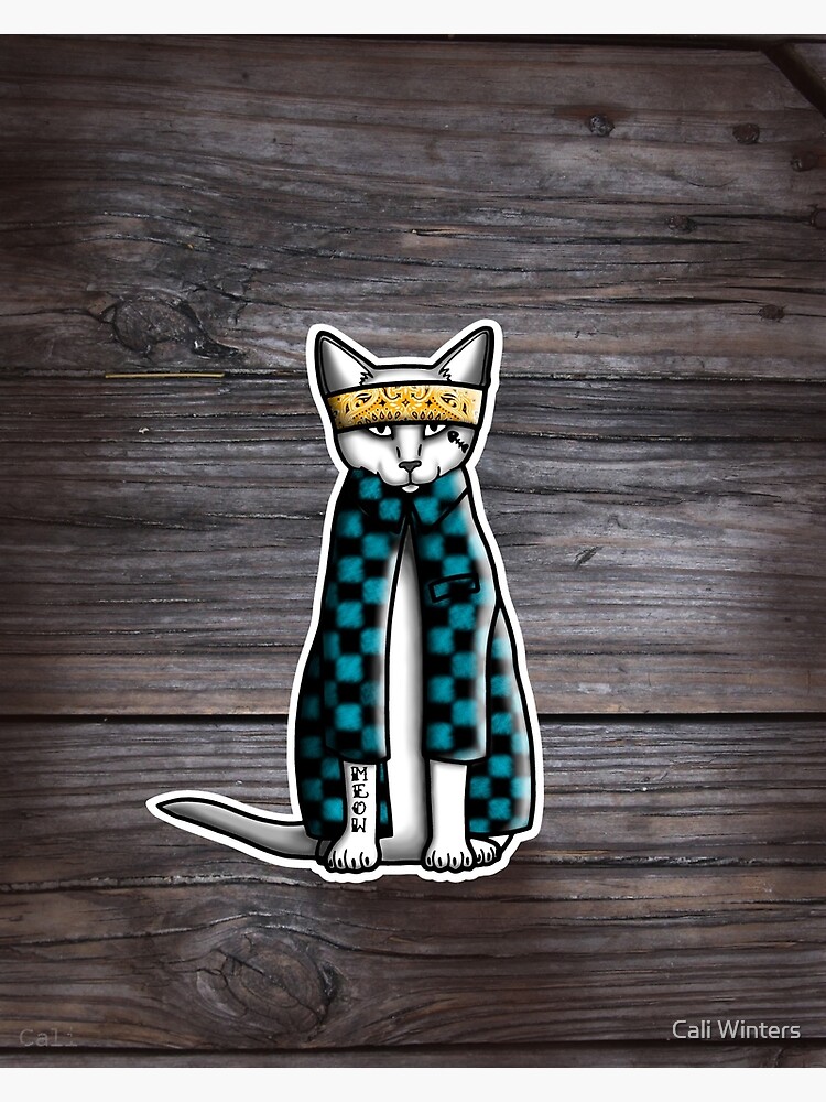 "Gato Cholo - Cat with Attitude" Canvas Print for Sale by prettyinink ...