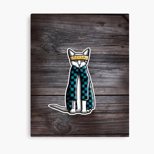 "Gato Cholo - Cat with Attitude" Canvas Print for Sale by prettyinink ...