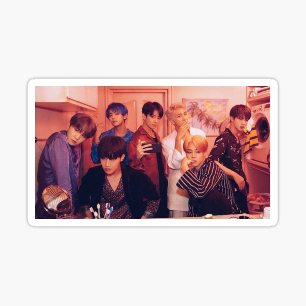 "BTS MIRROR PIC" Sticker for Sale by stanloona1203 | Redbubble