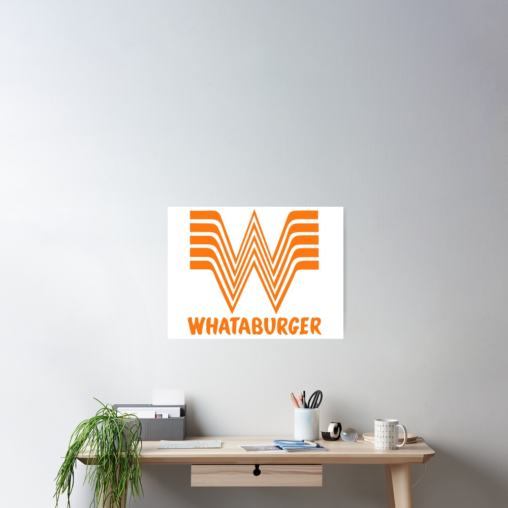 "whata burger of food factory merch" Poster by fian1234 | Redbubble