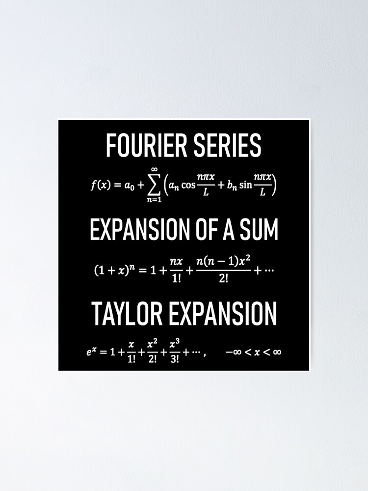 "Funny Math Formulas" Poster by GR-ART | Redbubble