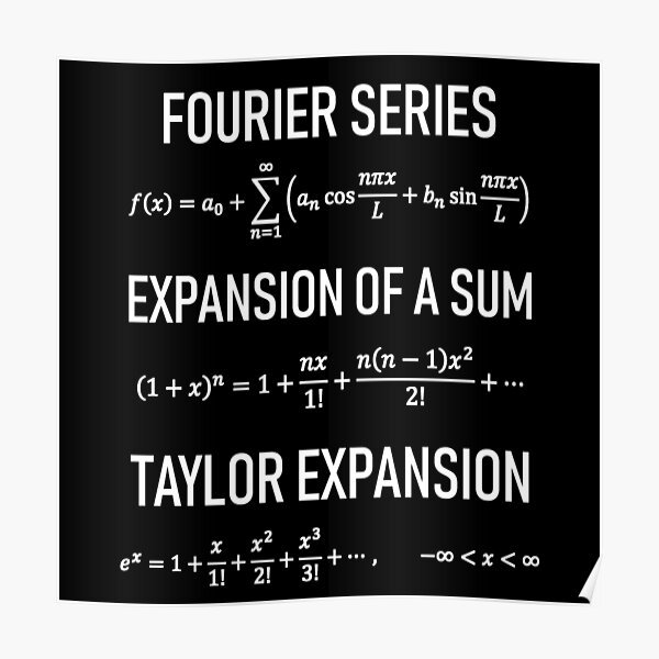 "Funny Math Formulas" Poster by GR-ART | Redbubble