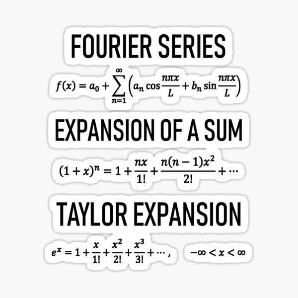 "Funny mathematical formulas" Sticker for Sale by GR-ART | Redbubble