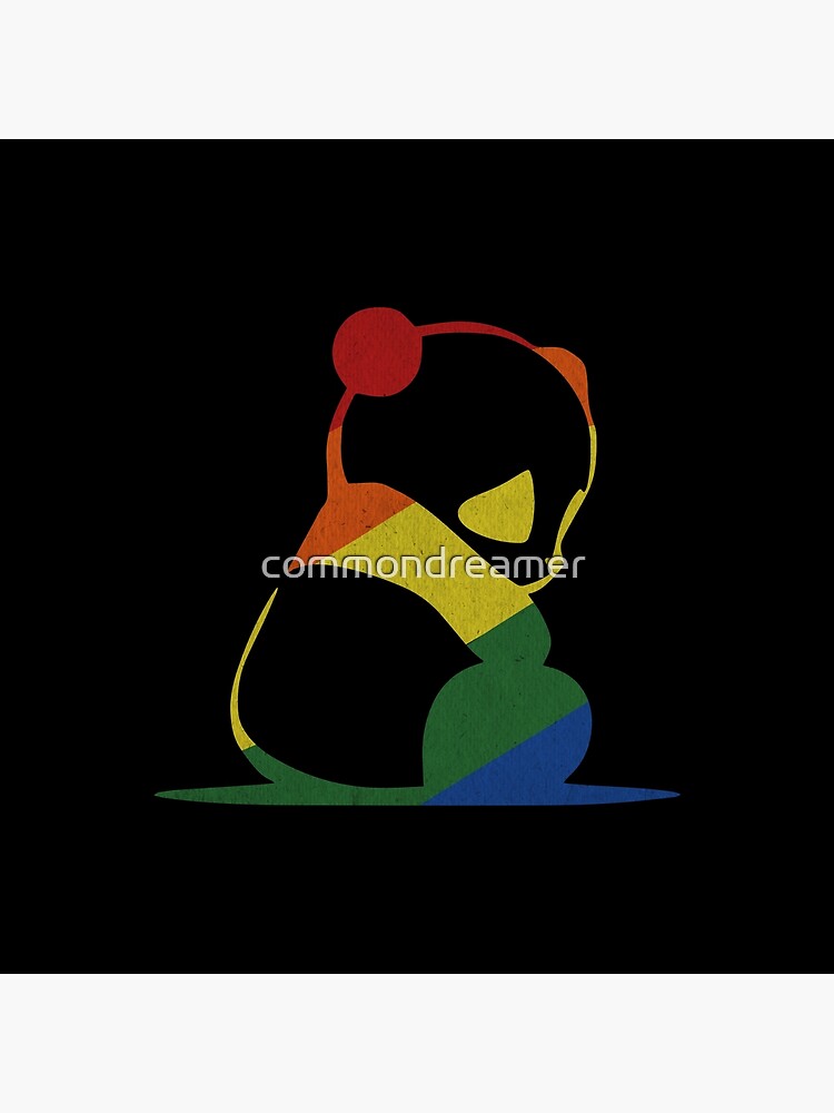 "lgbtq gay pride flag panda " Poster by commondreamer | Redbubble