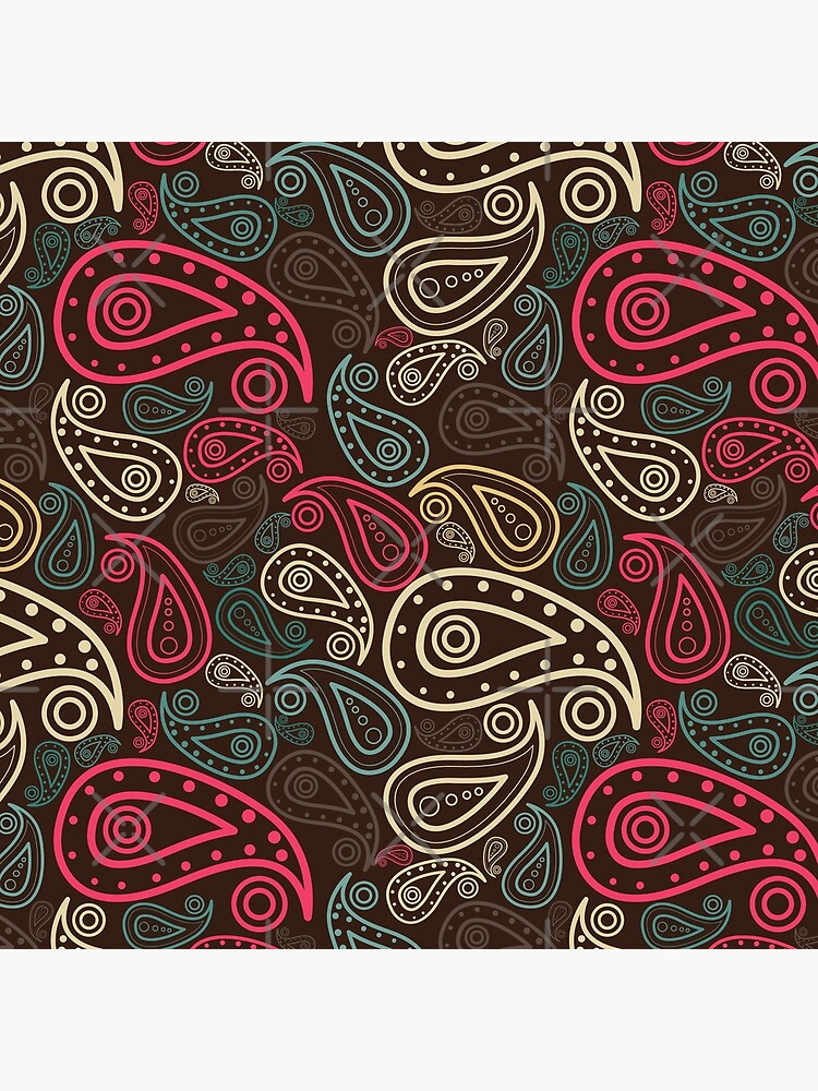 "Traditional Paisley " Poster by tmsarts | Redbubble