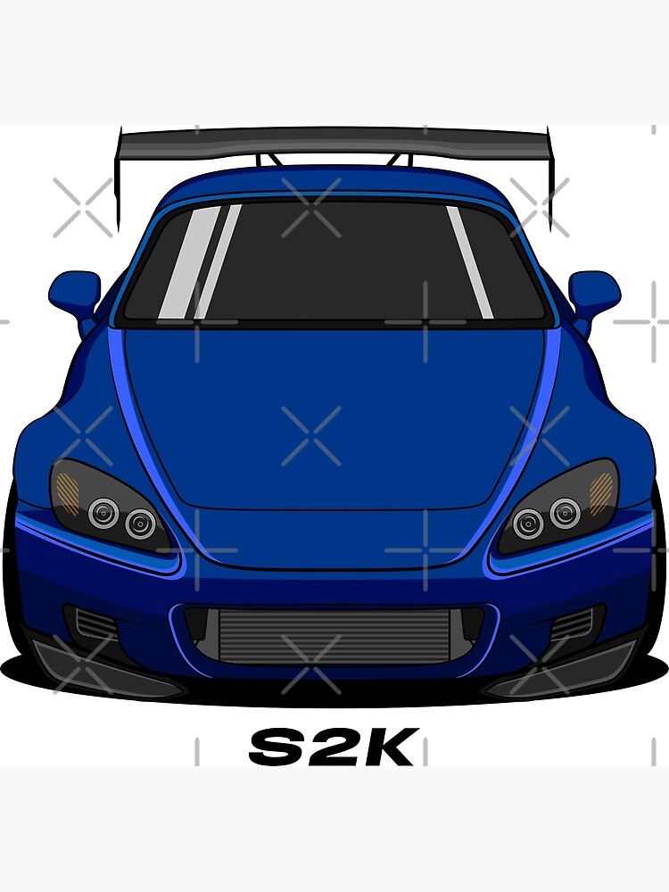 "Blue S2K" Poster for Sale by Turboosted | Redbubble