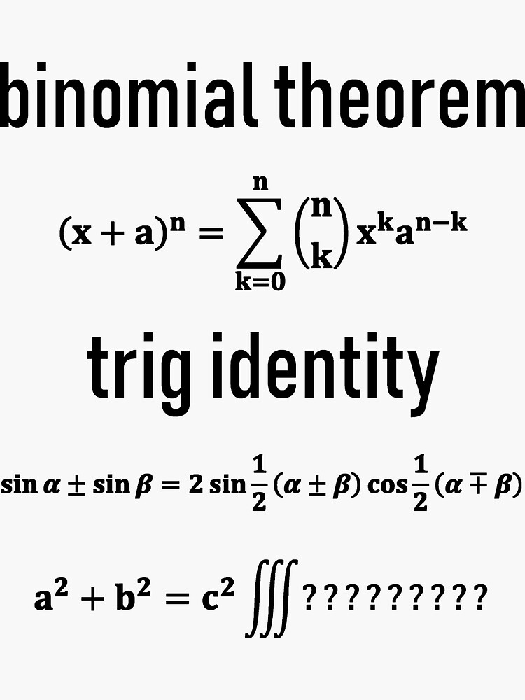 Binomial Theorem Memes Mathematics With Younas Binomial... Formula