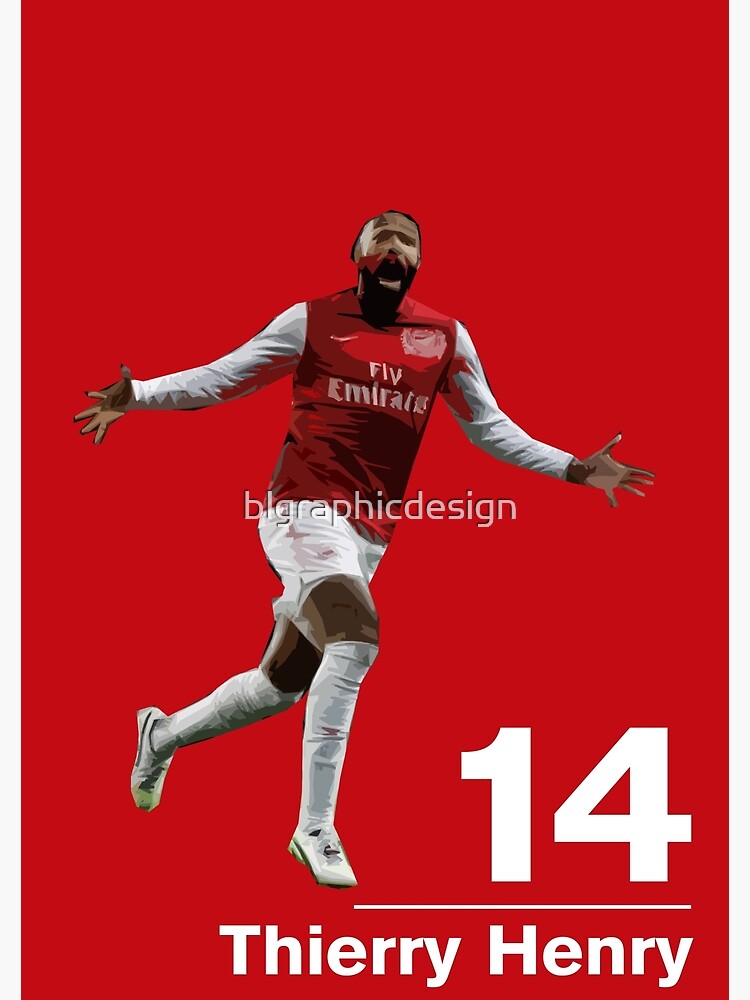 "Thierry Henry Graphic - Arsenal" Poster for Sale by blgraphicdesign ...