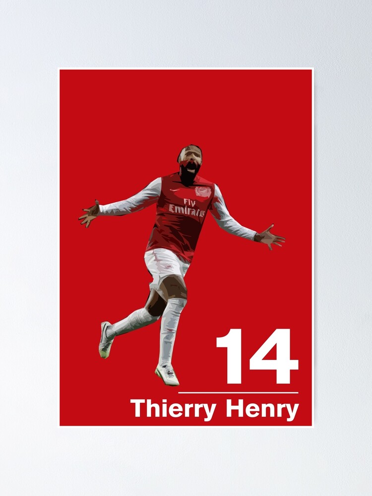 "Thierry Henry Graphic - Arsenal" Poster for Sale by blgraphicdesign ...