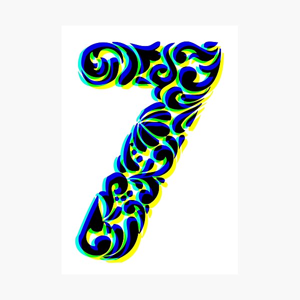 "Magic Number Seven (7)" Photographic Print for Sale by GianniSarcone ...