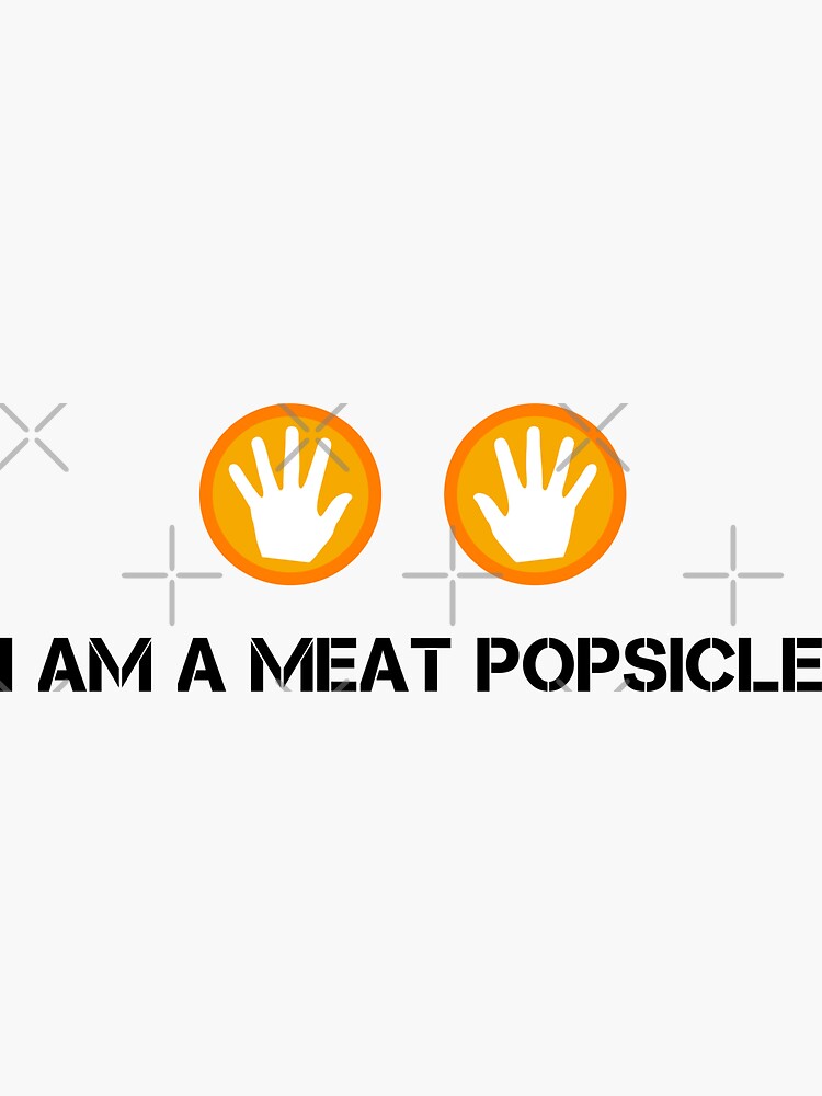 "Quote the fifth element - I Am A Meat Popsicle - color black" Sticker ...