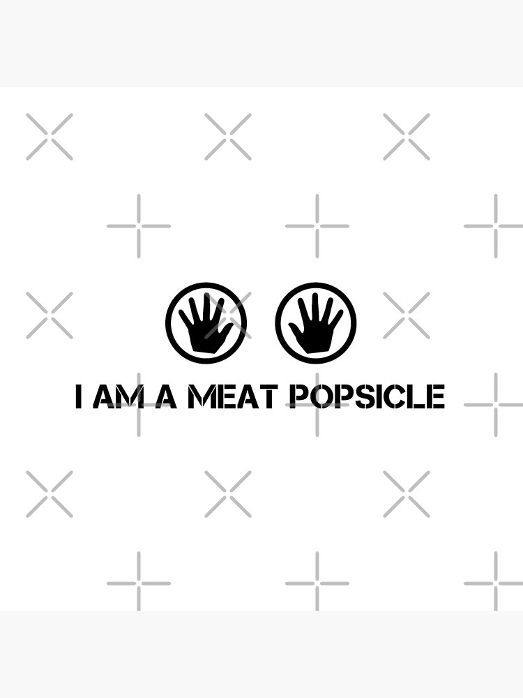 "Quote the fifth element - I Am A Meat Popsicle - black" Coasters (Set ...