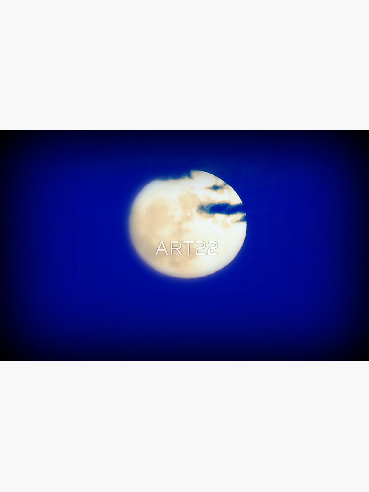 "Smiley moon ..." Sticker for Sale by ART22 | Redbubble