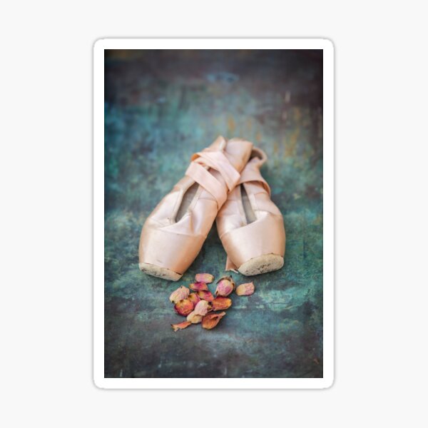 "Pointe Shoes" Sticker for Sale by mariaheyens | Redbubble
