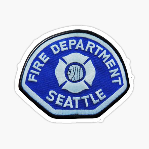 "Seattle Fire Department" Sticker for Sale by Lawrence Baird | Redbubble
