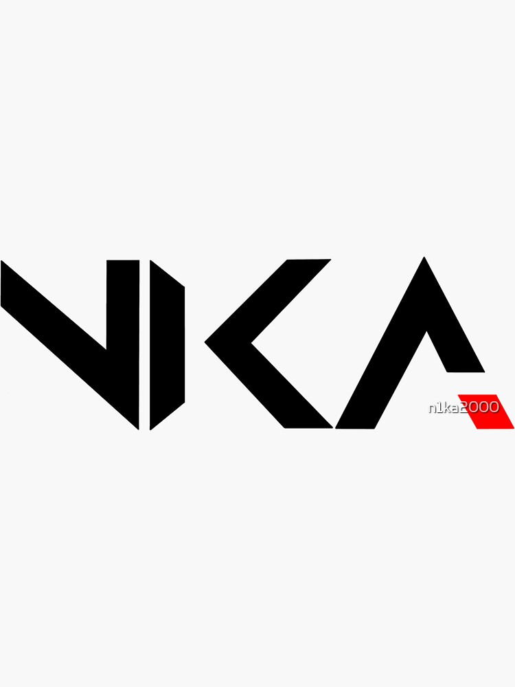 "NIKA logo" Sticker by n1ka2000 | Redbubble