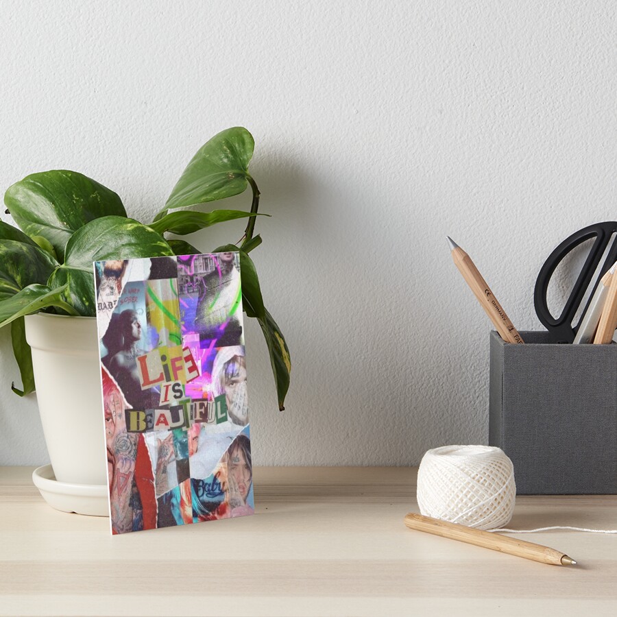 "life is beautiful peep" Art Board Print by callumjlockwood | Redbubble