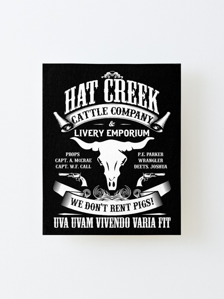 "HAT CREEK" Mounted Print for Sale by hertake | Redbubble