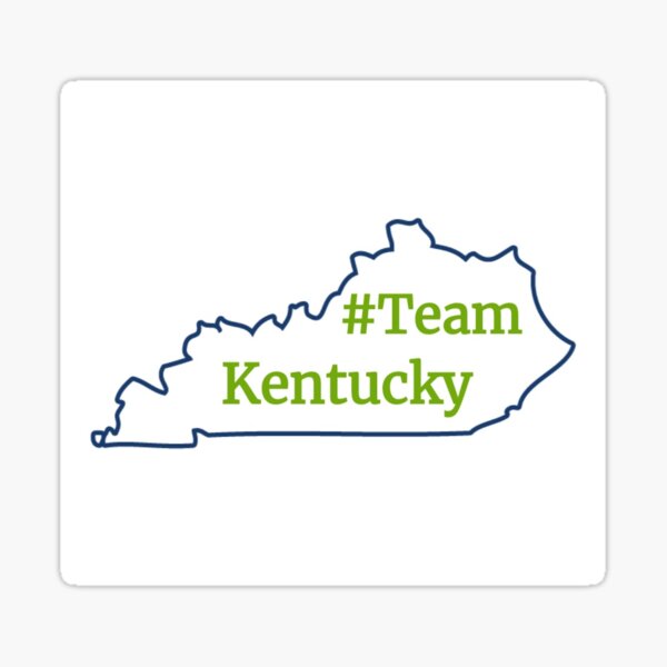 "Team Kentucky sticker" Sticker for Sale by Dancing05 | Redbubble