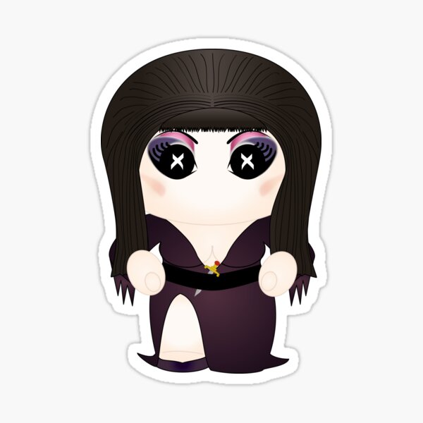 "ELVIRA" Sticker for Sale by planetamagenta | Redbubble