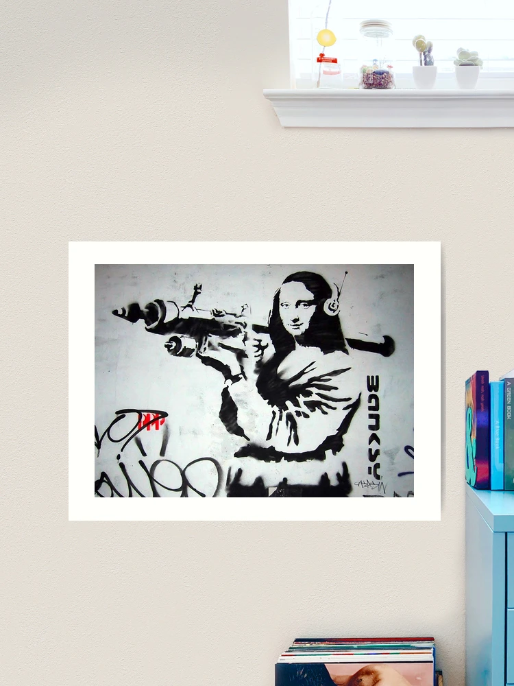 Banksy Mona Lisa Rocket Launcher