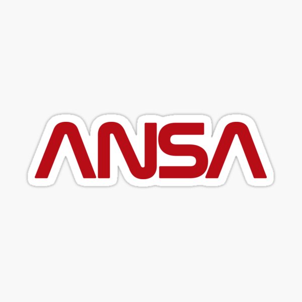"ANSA (If it existed)" Sticker by jonnyfido | Redbubble