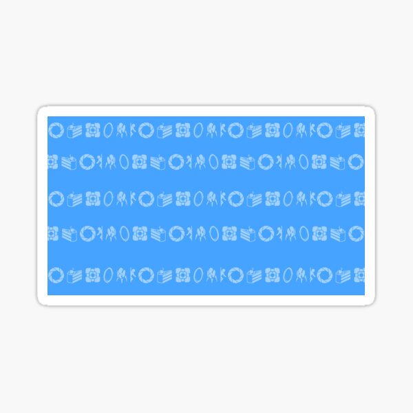 "Portal Aperture Science" Sticker for Sale by pixid | Redbubble