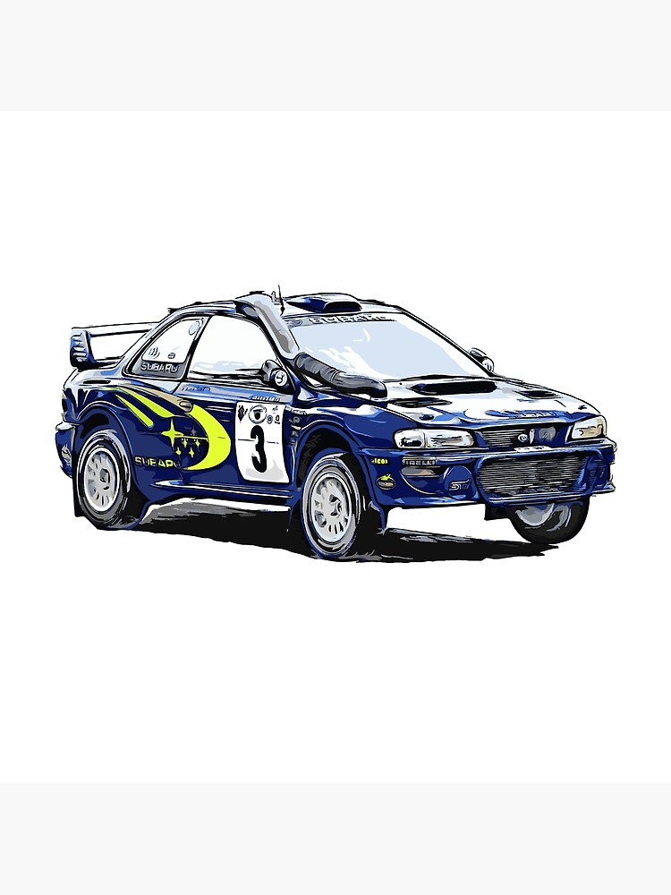 "Subaru Impreza WRC Safari Rally Car" Art Print for Sale by ...