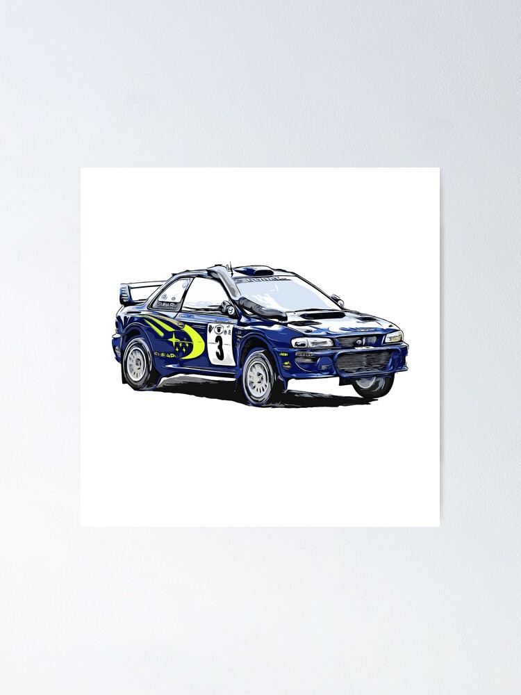 "Subaru Impreza WRC Safari Rally Car" Poster for Sale by ...