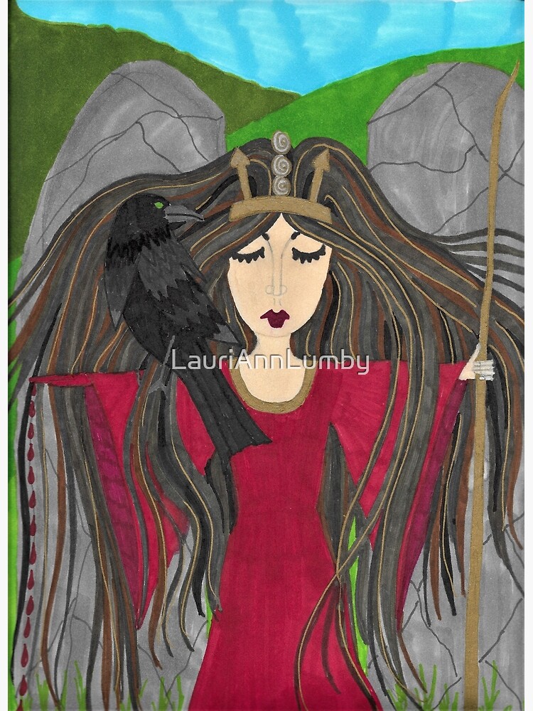 "Macha - Celtic Goddess of Creation and Death" Poster for Sale by ...