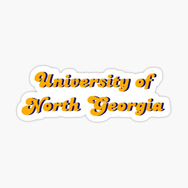 "University of North Georgia " Sticker by makayleec | Redbubble