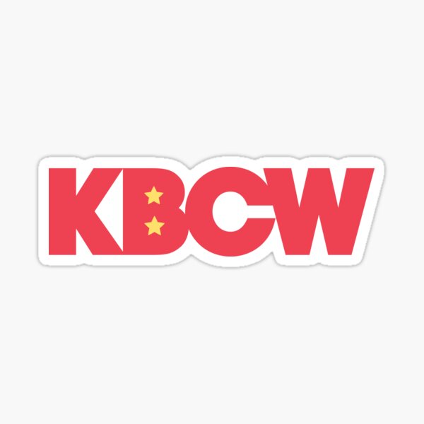 "KBCW" Sticker by oldskooldesign | Redbubble