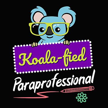 "Paraprofessional Paraeducator Parapro" Sticker for Sale by Pam Larmore ...