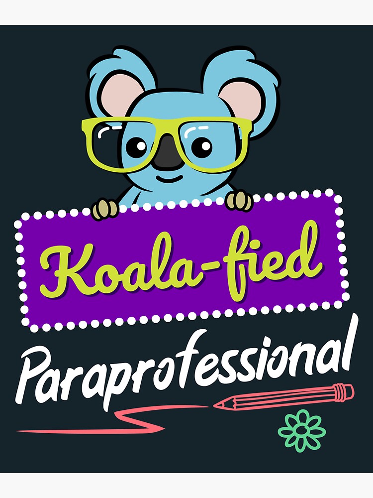"Paraprofessional Paraeducator Parapro" Sticker for Sale by Pam Larmore ...