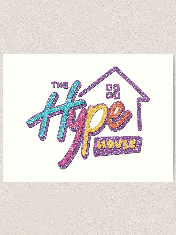 "The Hype House Glitter" Art Print by IconicTee | Redbubble