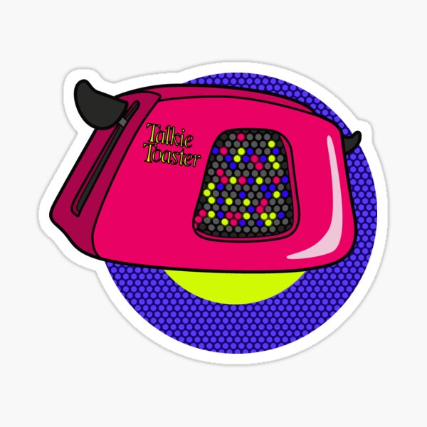 "Talkie Toaster - Red Dwarf Sci Fi fan art" Sticker for Sale by ...