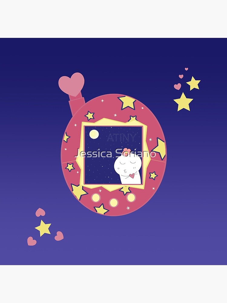 "ATEEZ Hehetmon Tamagotchi Night Fanart with gradient background" Art ...