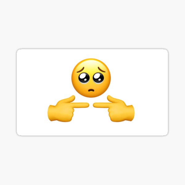 Shy Emoji Stickers | Redbubble