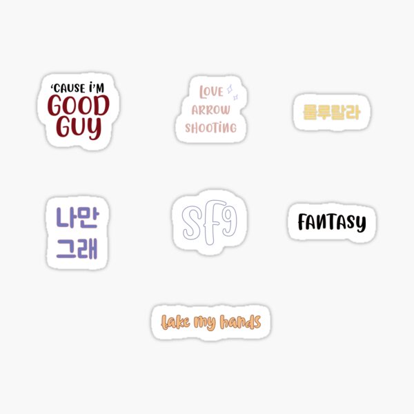 "SF9 Good Guy" Sticker by pickmekshop | Redbubble