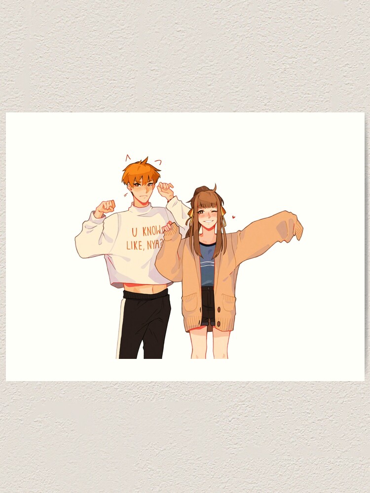 "sweater paws!" Art Print for Sale by hinamie | Redbubble