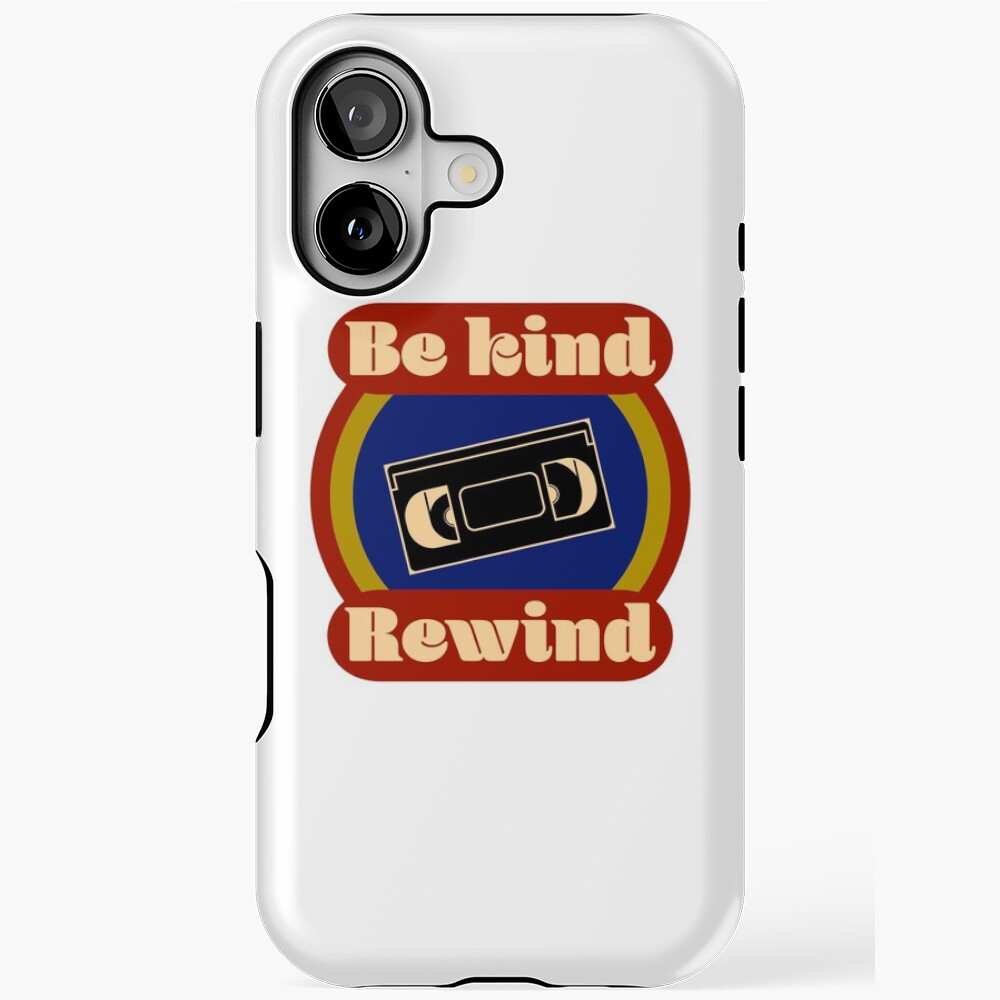 "Be Kind, Rewind" Sticker for Sale by mariaachiarel | Redbubble