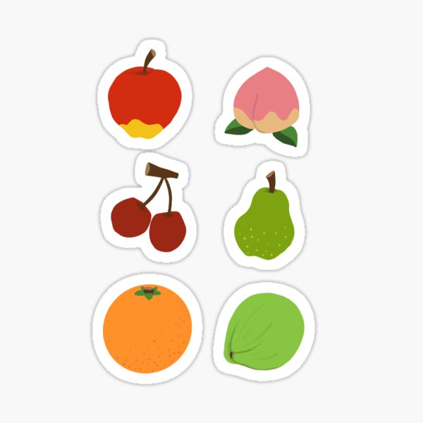 Animal Crossing Fruit Acnh Orange Stickers | Redbubble