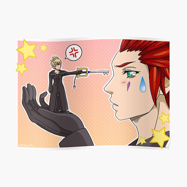 "Roxas and Axel-- "Put Me Down"" Poster by teddybear-93 | Redbubble