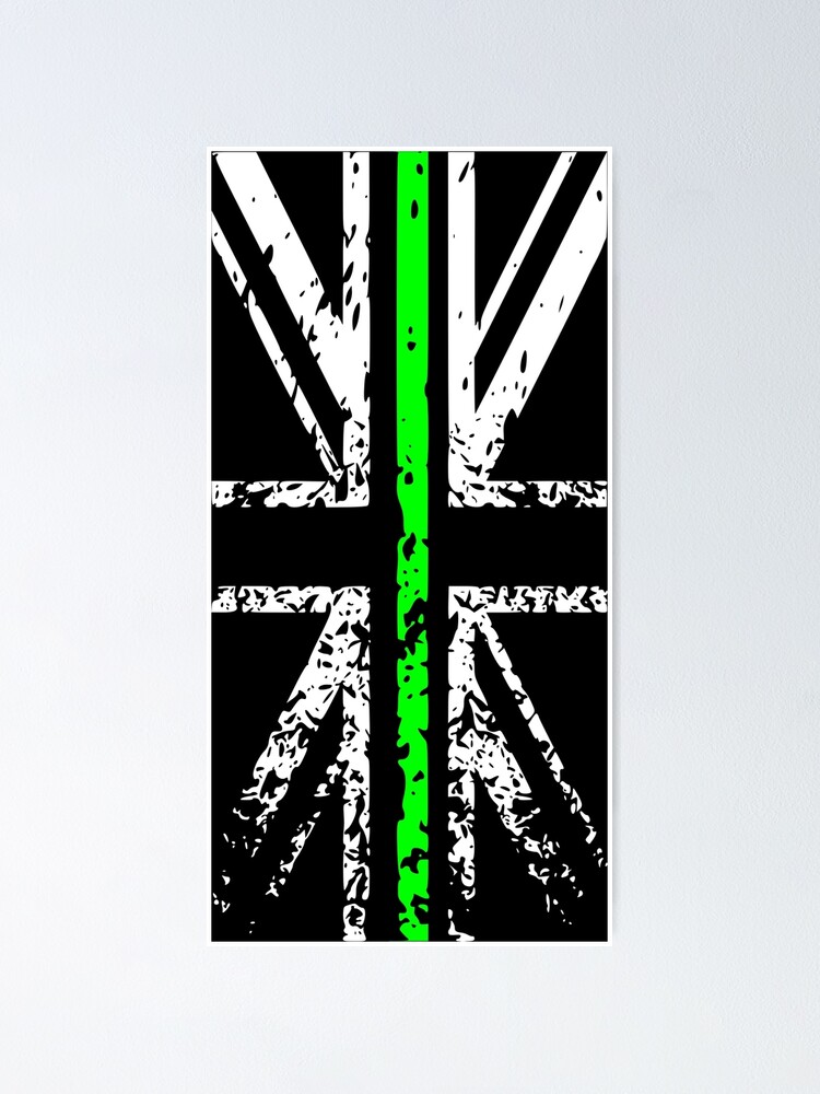 "thin green line ." Poster by chaoskandy | Redbubble