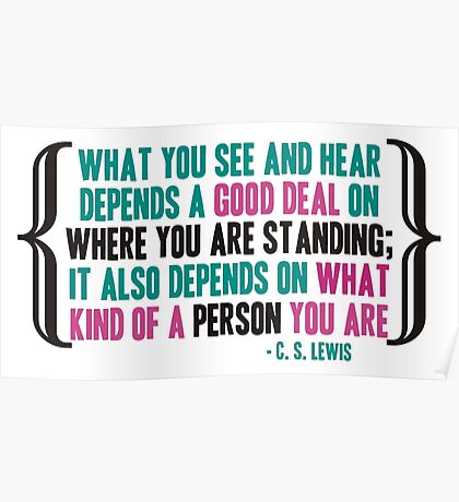 C S Lewis: Posters | Redbubble