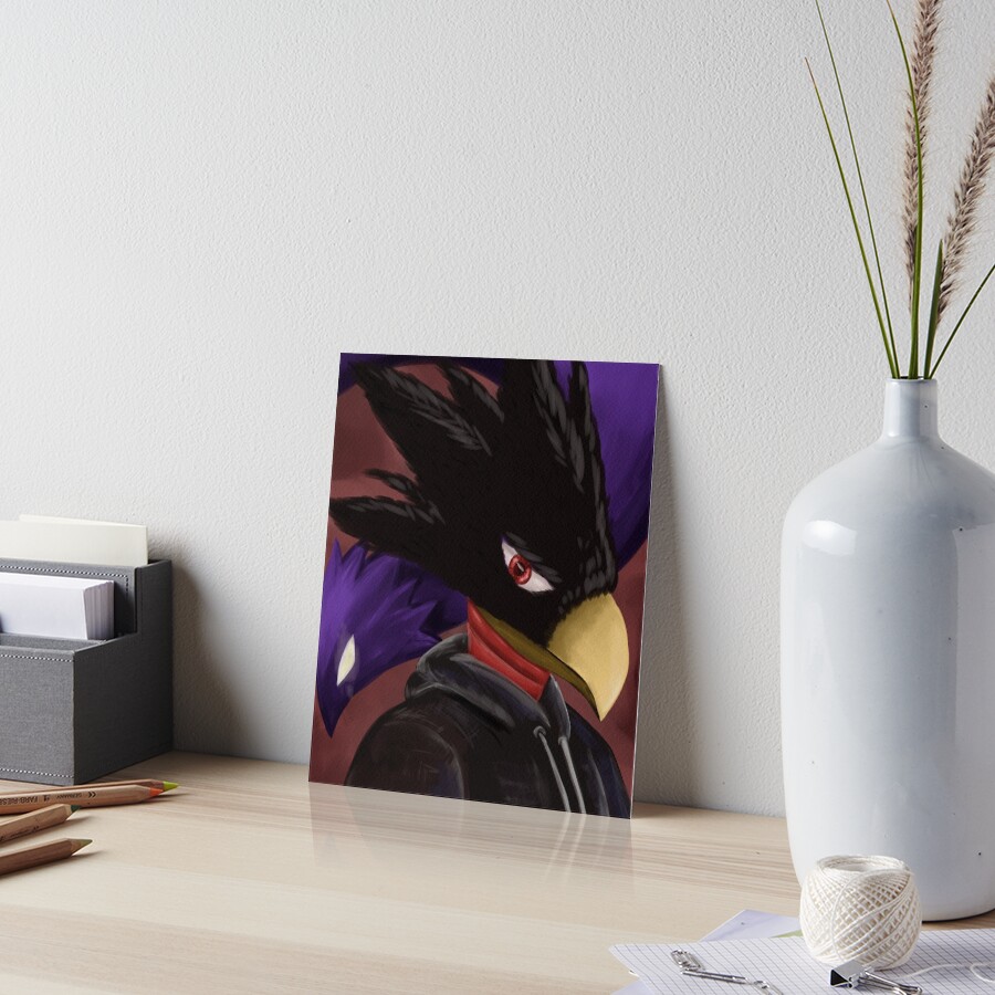 "Fumikage Tokoyami and Dark Shadow " Art Board Print for Sale by mbalf ...