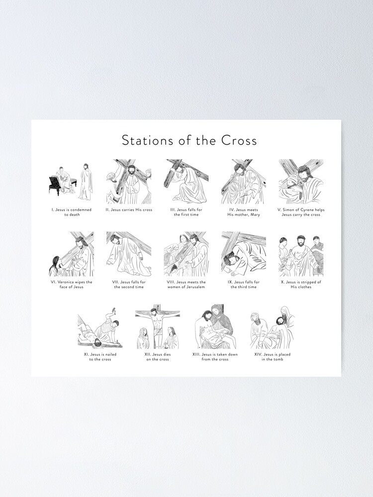 "Stations of the Cross" Poster for Sale by Ccorbin2 | Redbubble